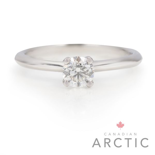 Platinum 0.46ct Canadian Arctic Brilliant Diamond Solitaire|Peter Jackson