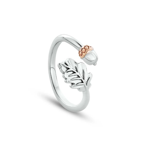 Clogau Royal Oak Silver Oak Leaf Ring| Peter Jackson