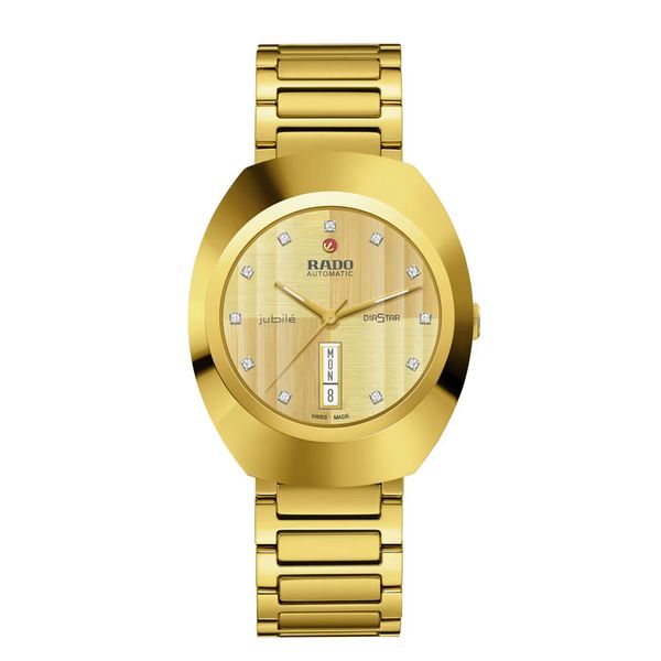 Rado Diastar Original Diamond 38mm Gold Watch|Peter Jackson