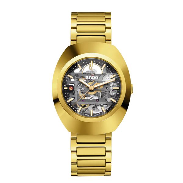 Rado Diastar Skeleton 38mm Original Gold Watch|Peter Jackson