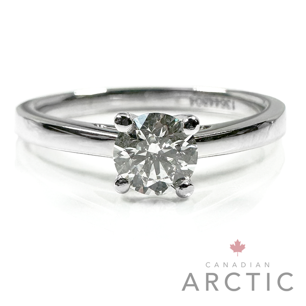 Platinum 0.44ct Canadian Arctic Diamond Solitaire | Peter Jackson